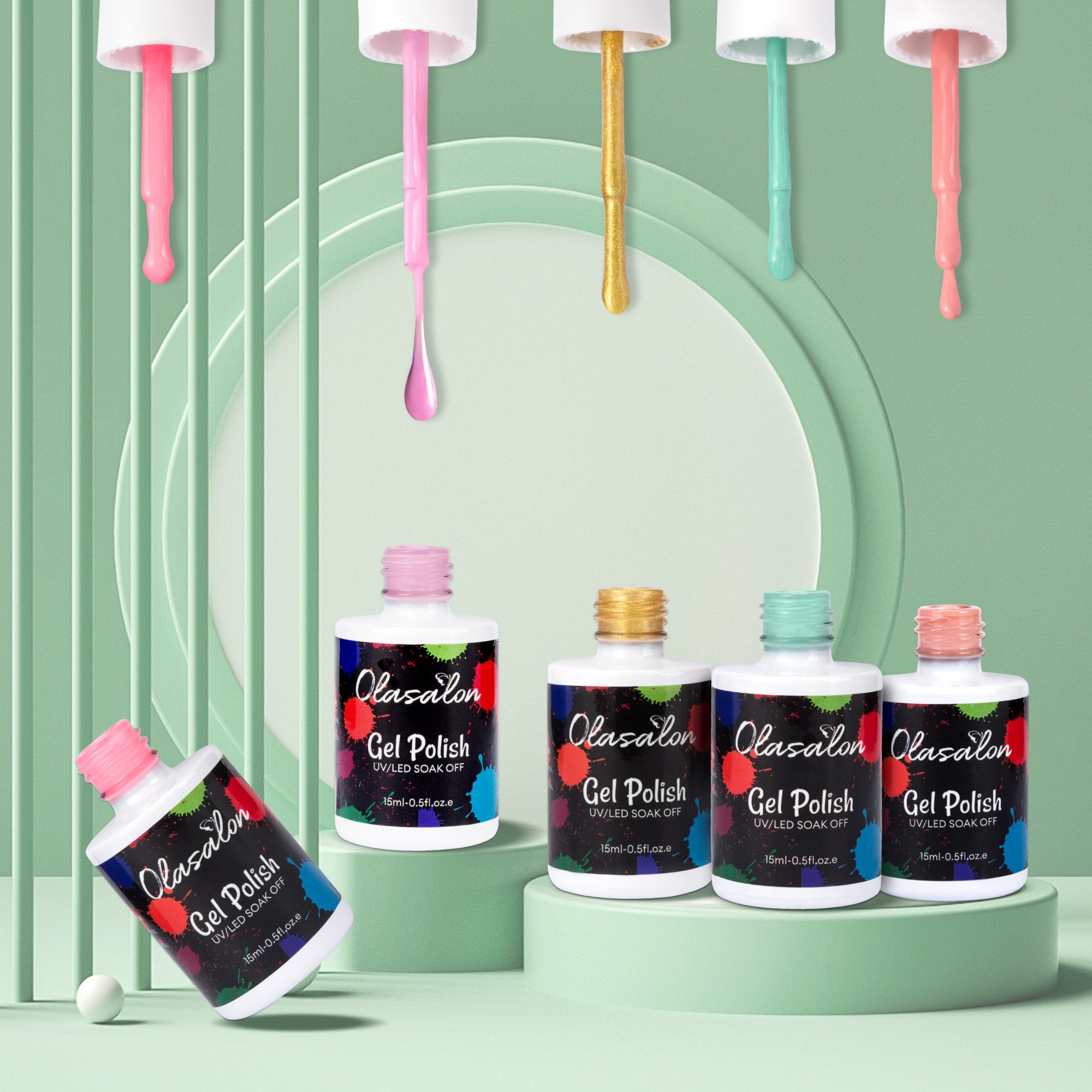 Polish Gel OLASALON 15Ml,Polish Gel